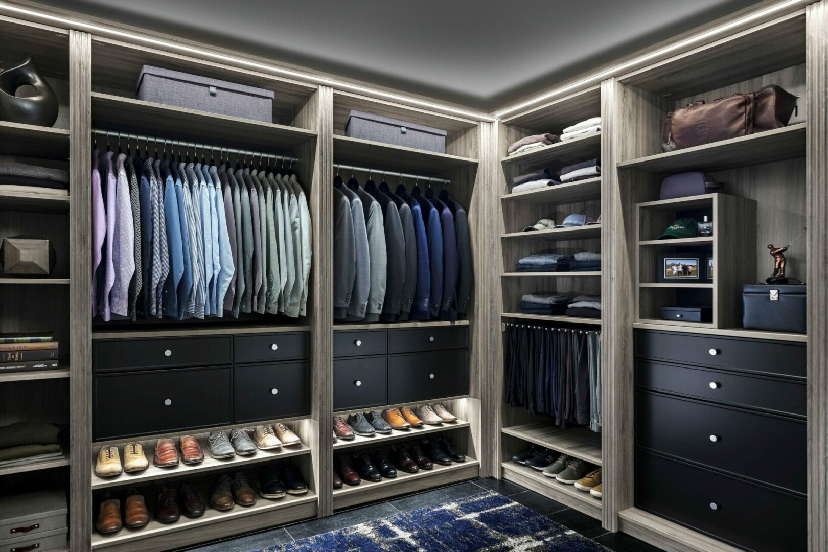 Custom Closets Organization - Space Age Shelving