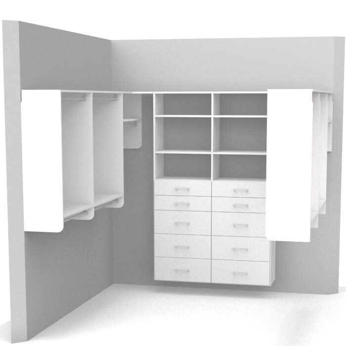 Standard Custom Closet Designs - Space Age Shelving Canada